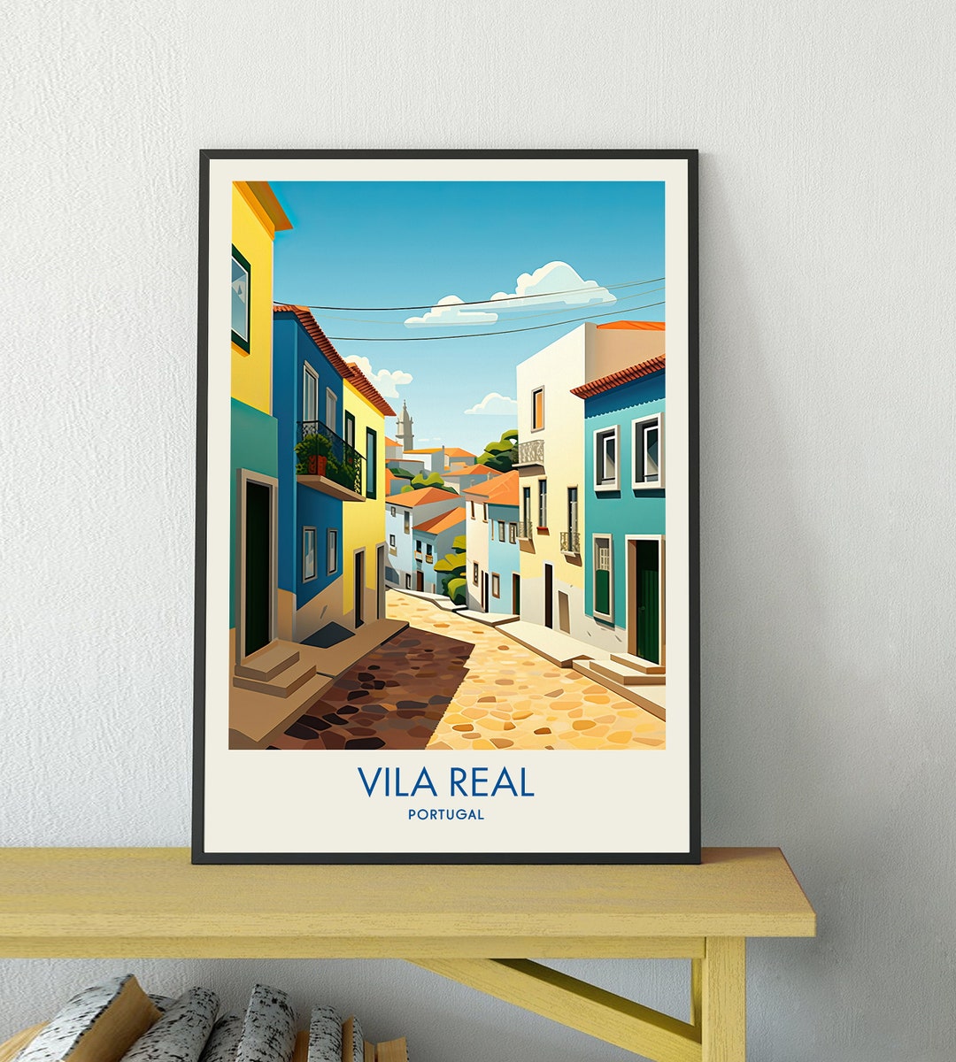 Vila Real Travel Poster Vila Real Print Portugal Poster - Etsy