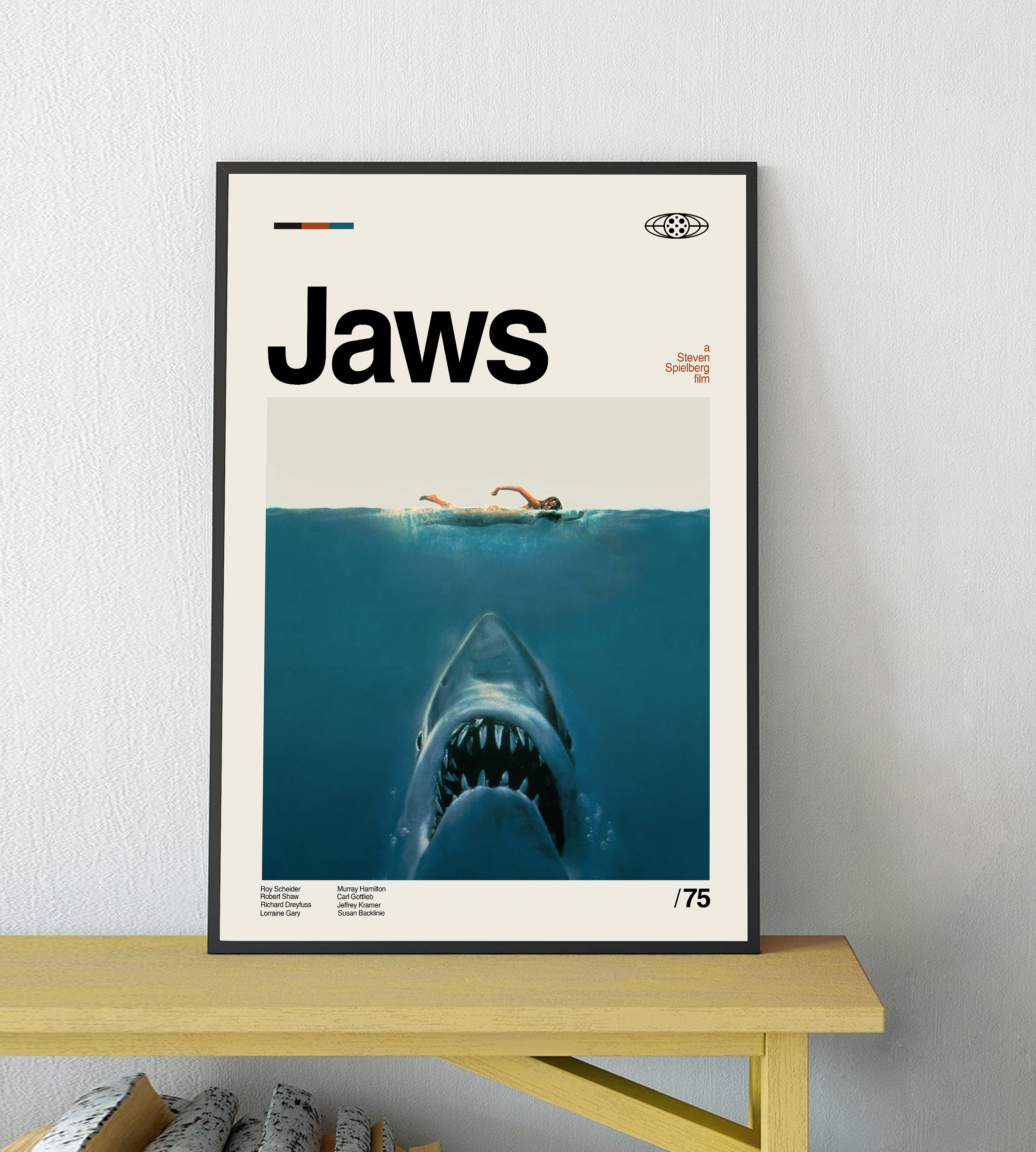 Jaws Poster Jaws Print Movie Poster Minimalist Poster - Etsy