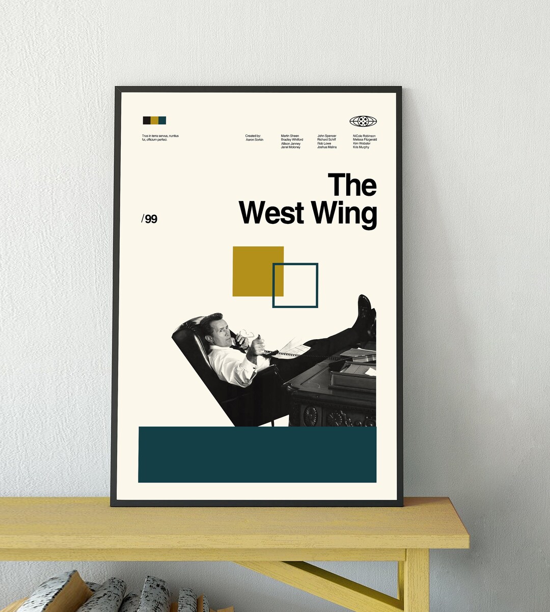 The West Wing Poster the West Wing Print Minimalist Movie - Etsy