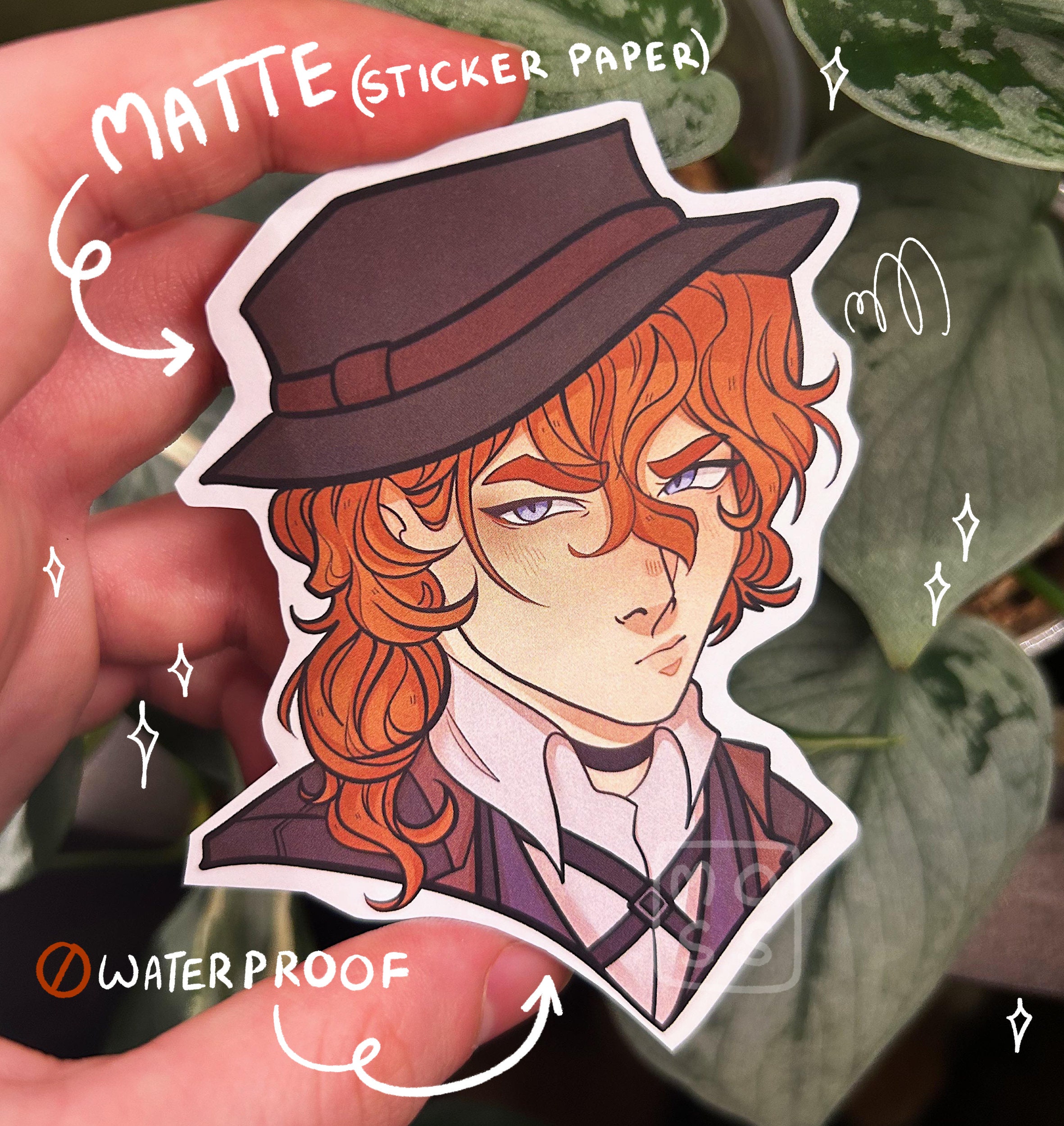 Stickers, Dazai Osamu, Chuuya Nakahara, Atsushi Nakajima, Akutagawa ...