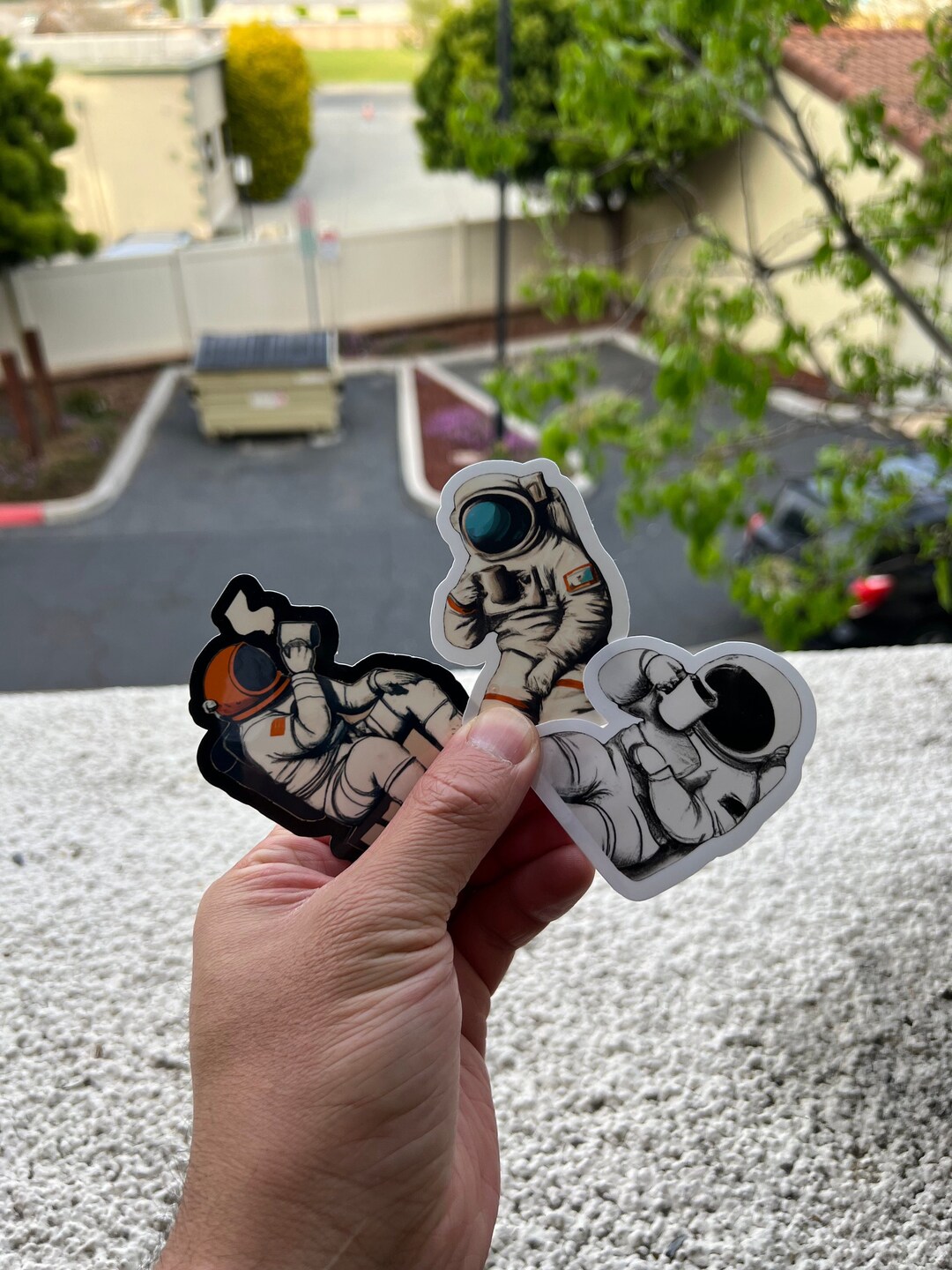 Sticker Art Coffee With Astronauts - Etsy