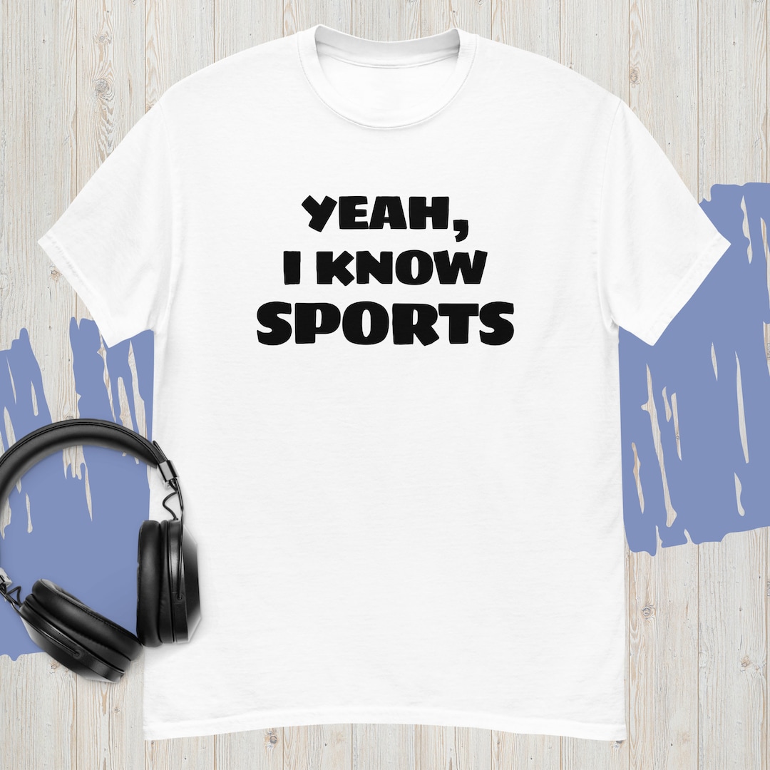 Funny Sports Shirt, Front & Back, Funny Sports Tee, Nerd Shirt, Sports ...