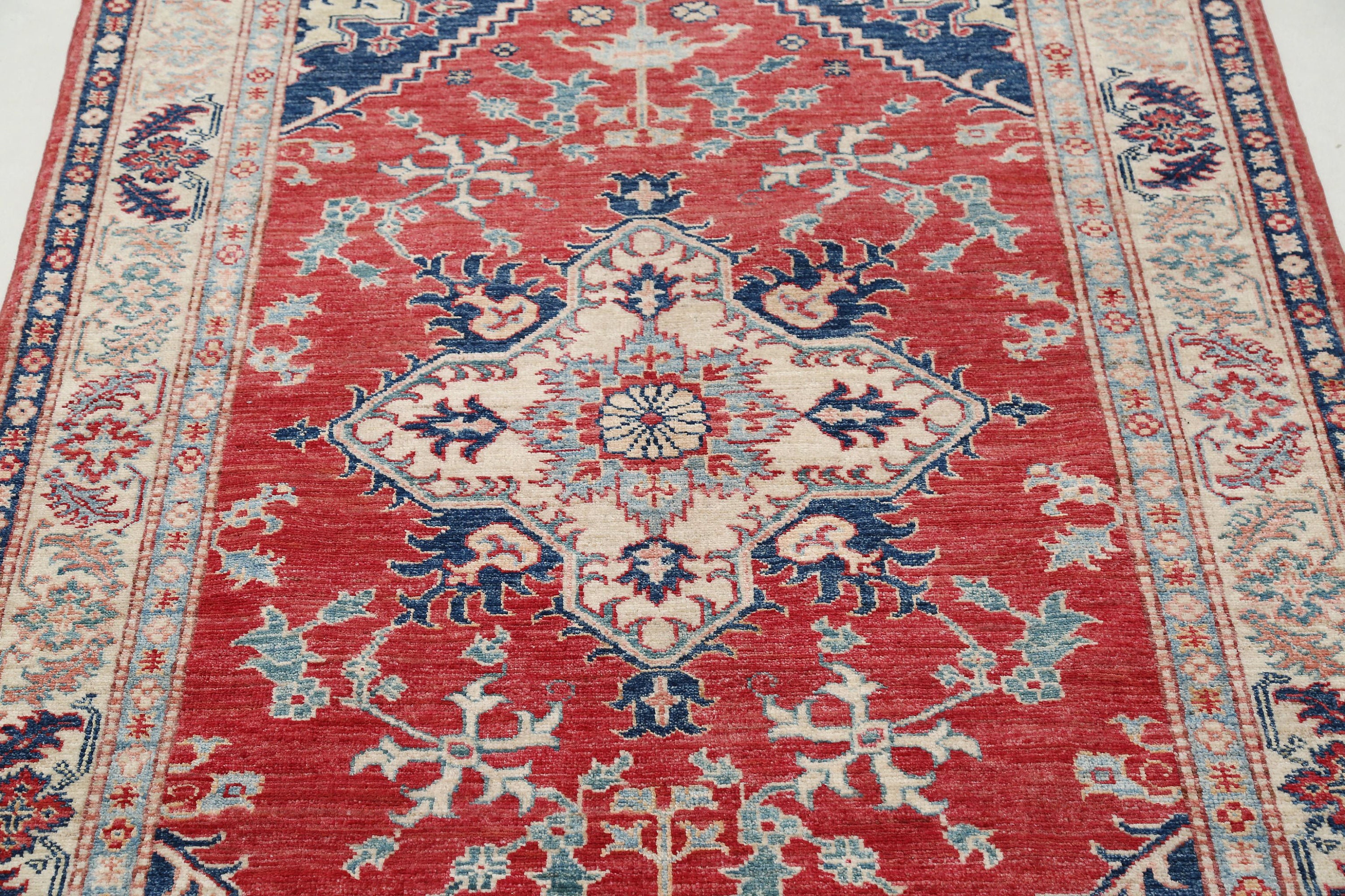 Hand Knotted Royal Kazak Wool Rug 3'10'' X 5'10'' Arteverk - Etsy