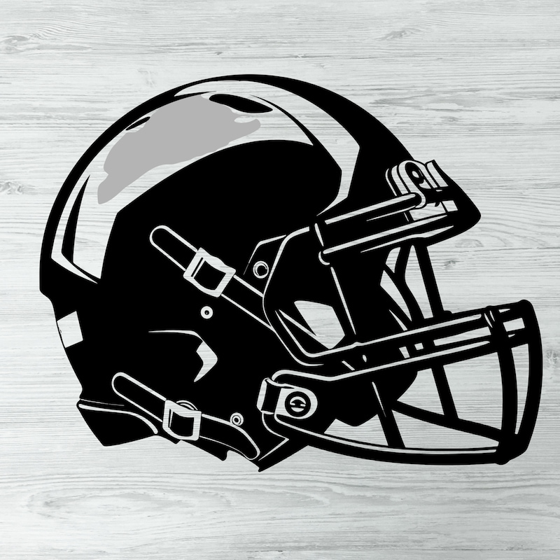 Football Helmet Svg - Etsy