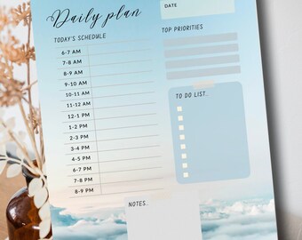 Daily Planner Editable Digital Planner Printable Planner - Etsy