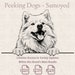 Peeking Dogs Samoyed SVG PNG JPG Transparent White Background Planner ...