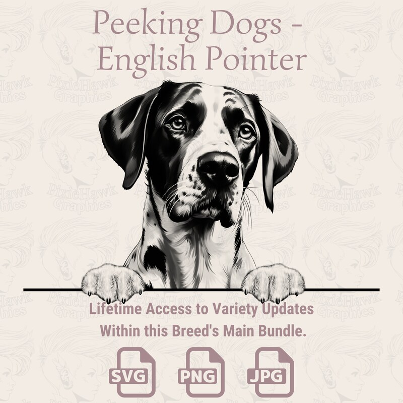 English Pointer Art - Etsy