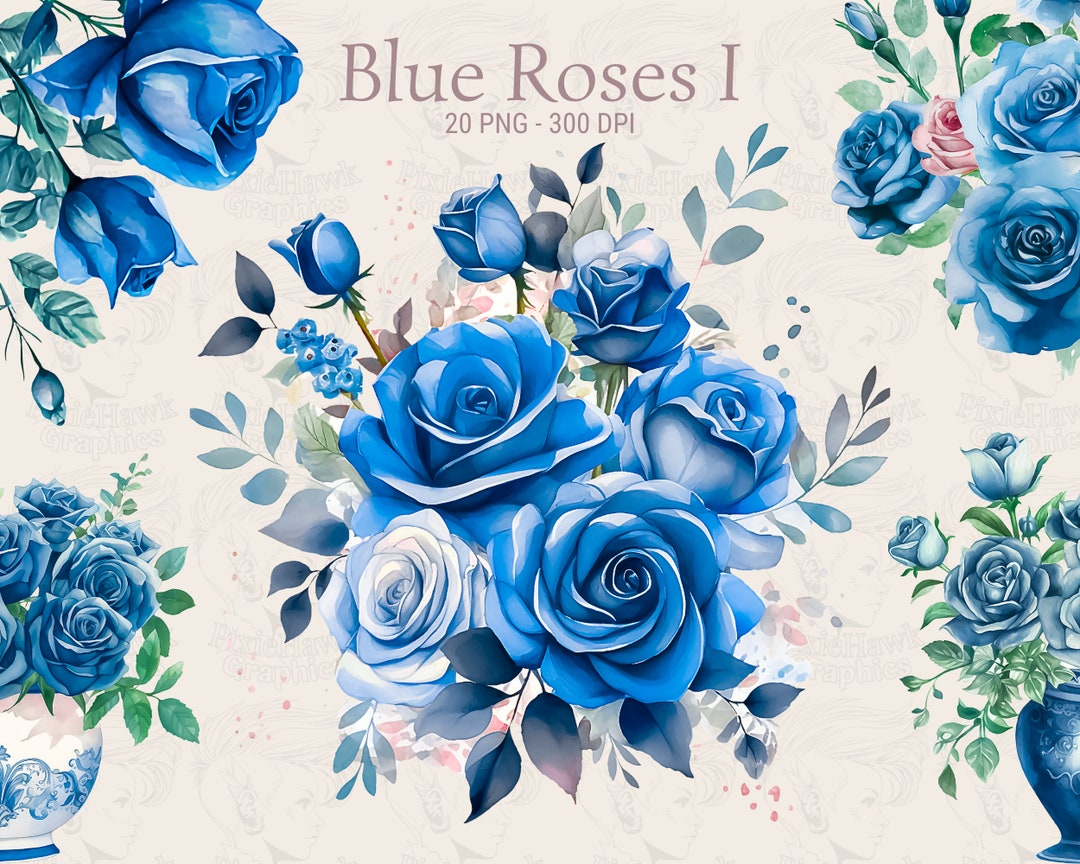Blue Rose PNG Images - 20 Transparent, High-quality 300 DPI Images for ...
