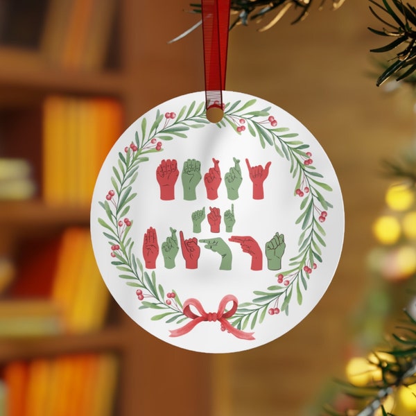 Christmas Asl Sign - Etsy