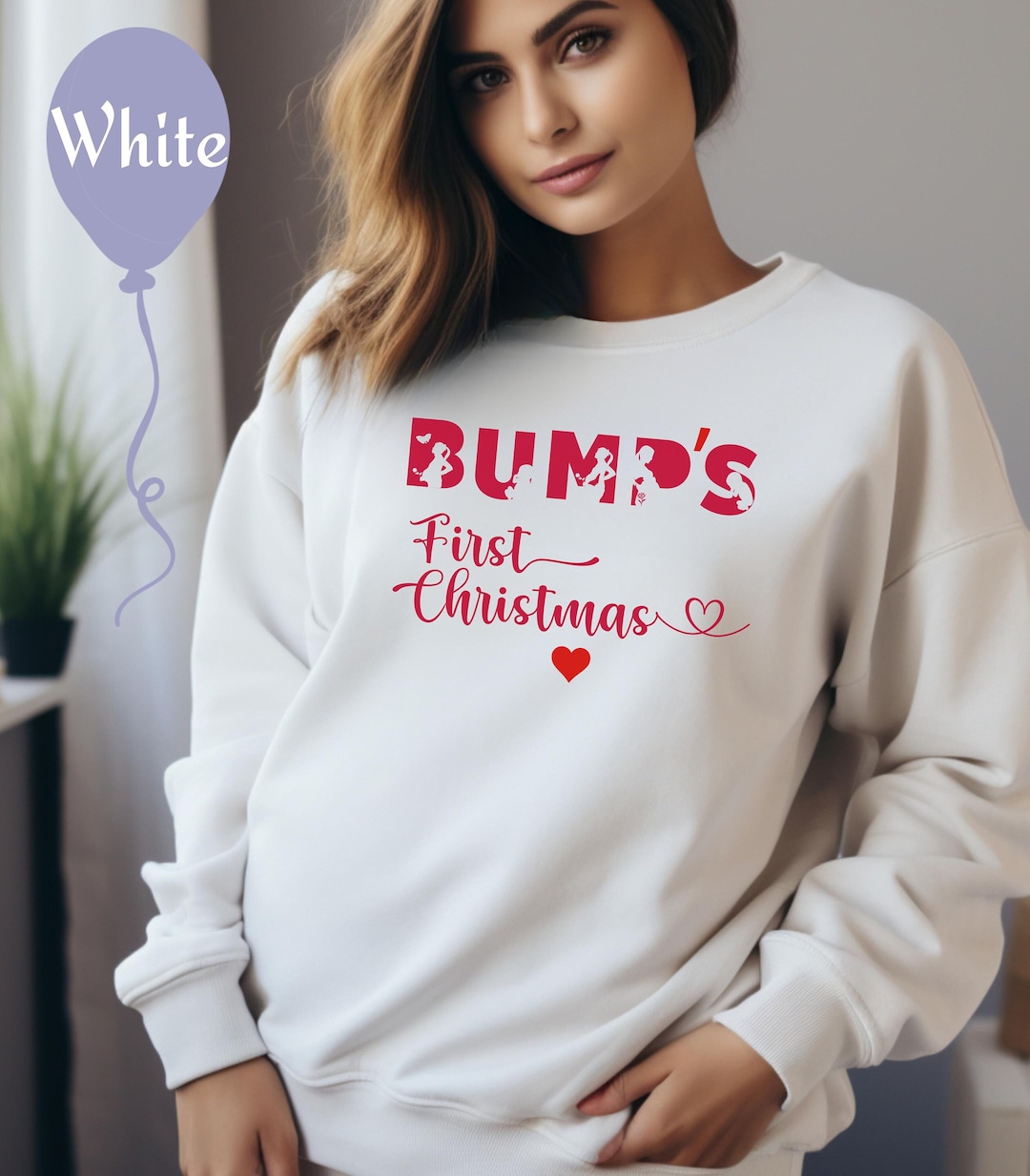 Baby's First Christmas Pregnancy Reveal Bumps First - Etsy