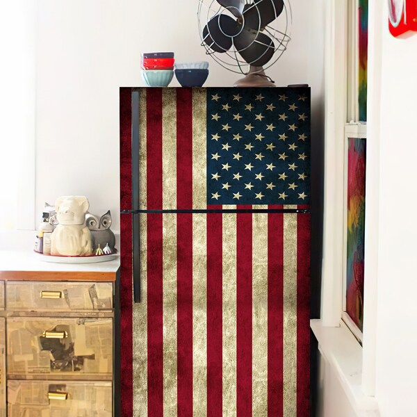 American Flag Refrigerator Wrap - Etsy