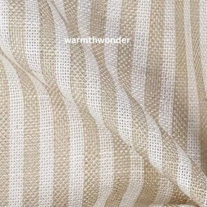 Boho Gauze Stripe Curtain for Cafe, Custom Short Window Farmhouse ...