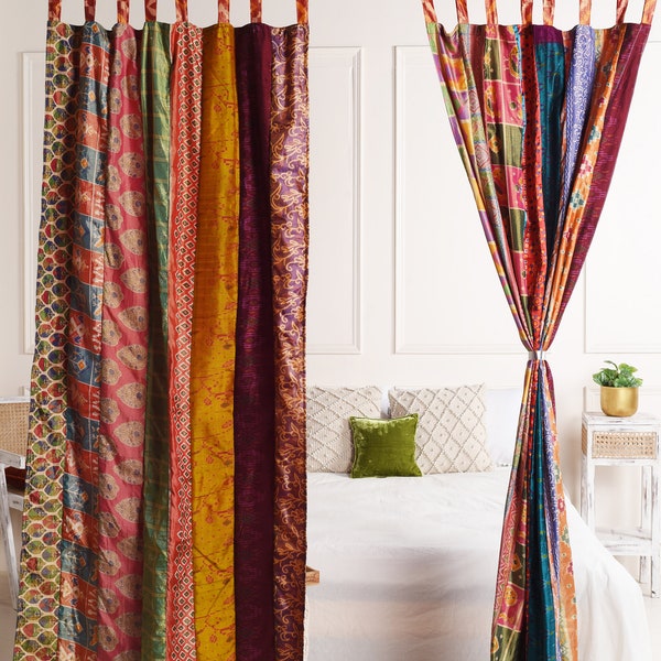 Patchwork Curtain - Etsy