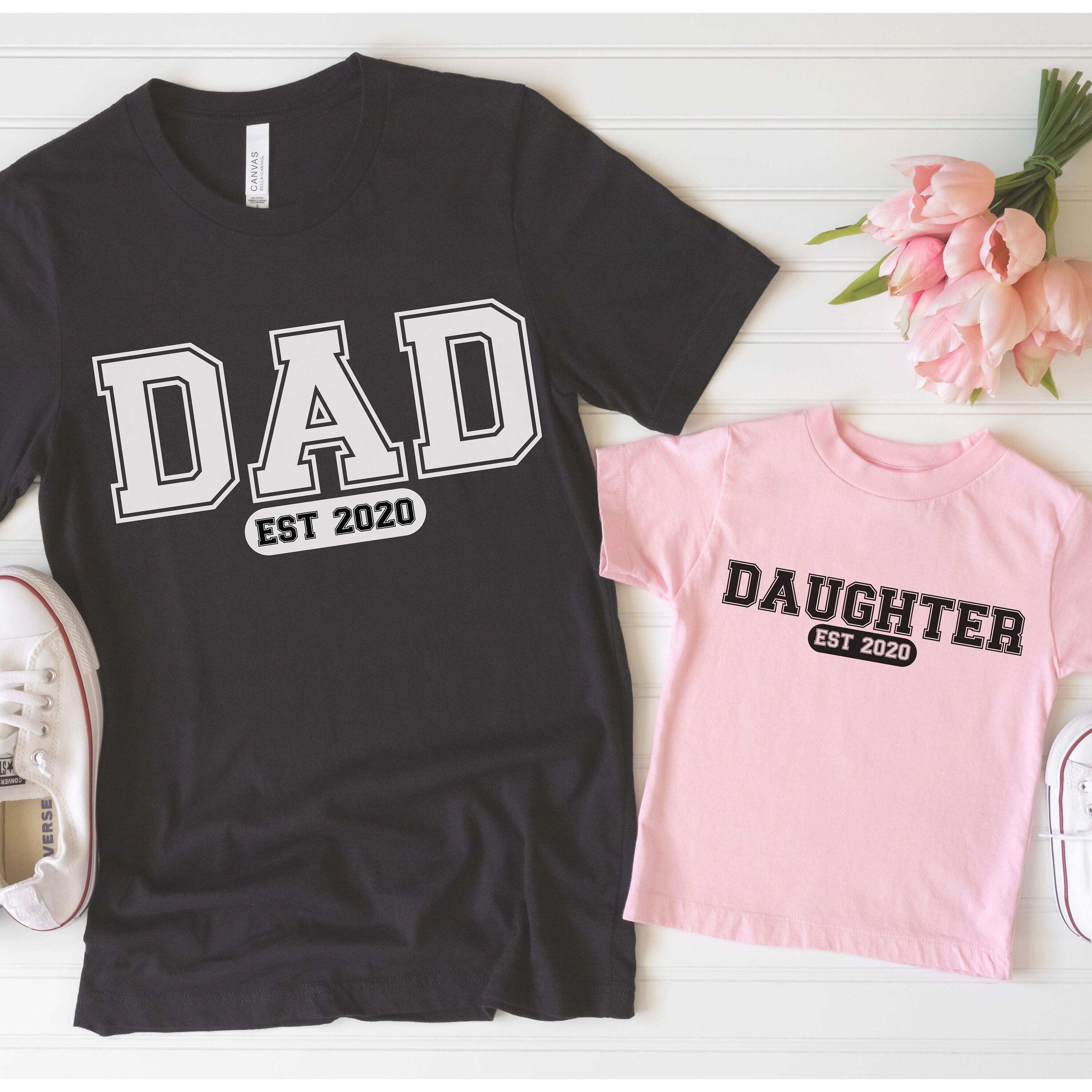 Personalized Dad Shirt, Dad and Kids Matching Shirt, Fathers Day Gift ...