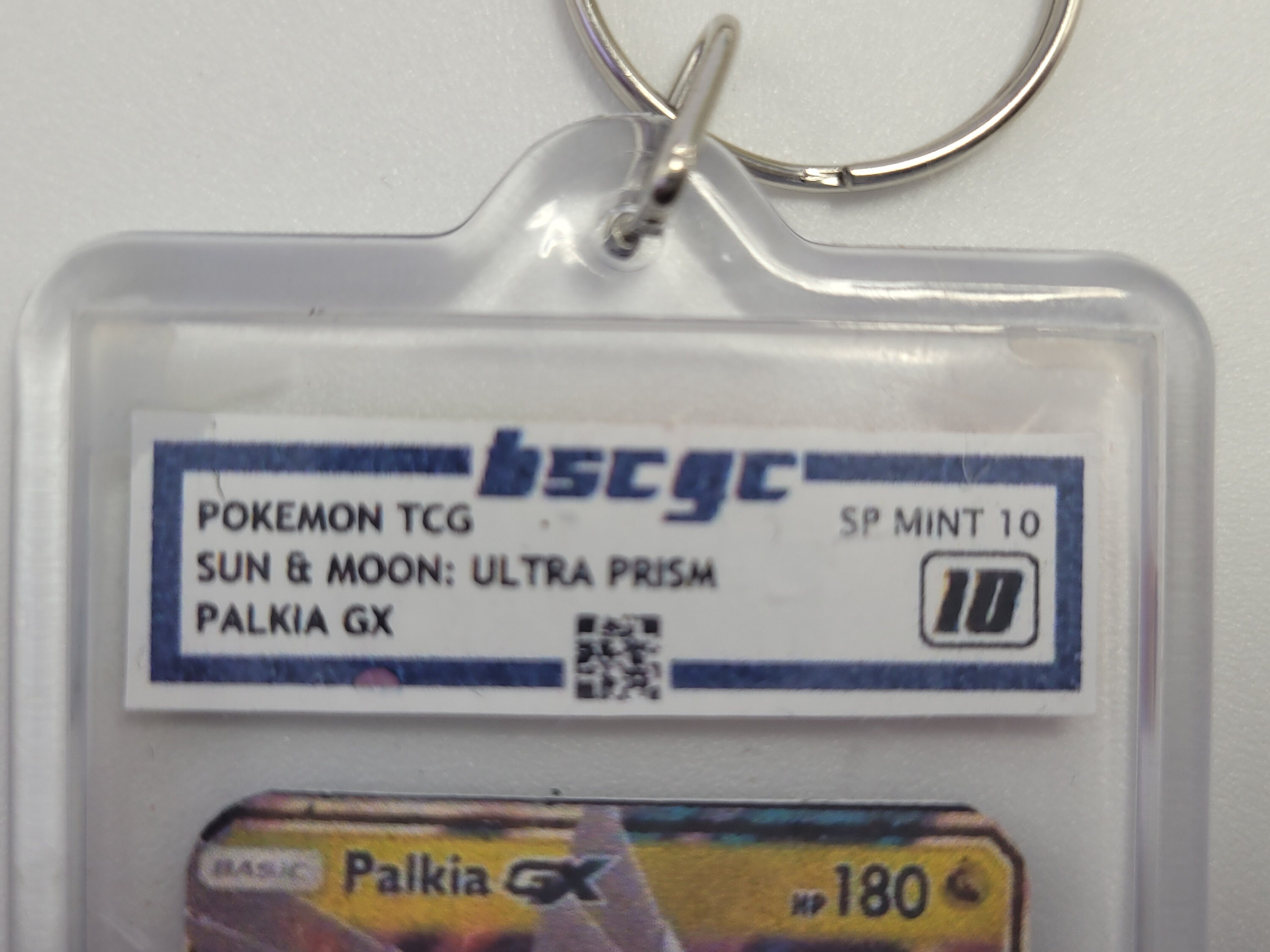 Palkia GX Keychain Pokemon Card Mini Graded Slab - Etsy