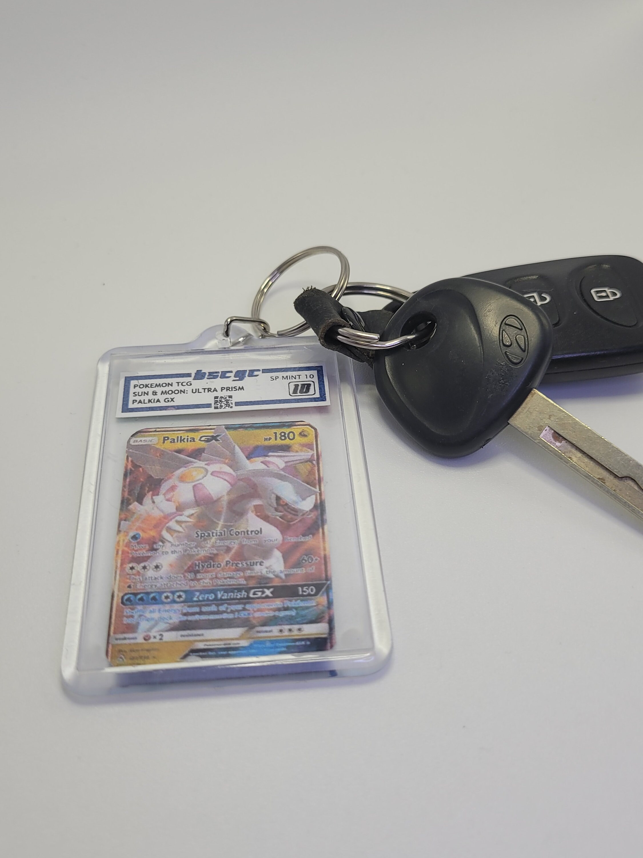 Palkia GX Keychain Pokemon Card Mini Graded Slab - Etsy