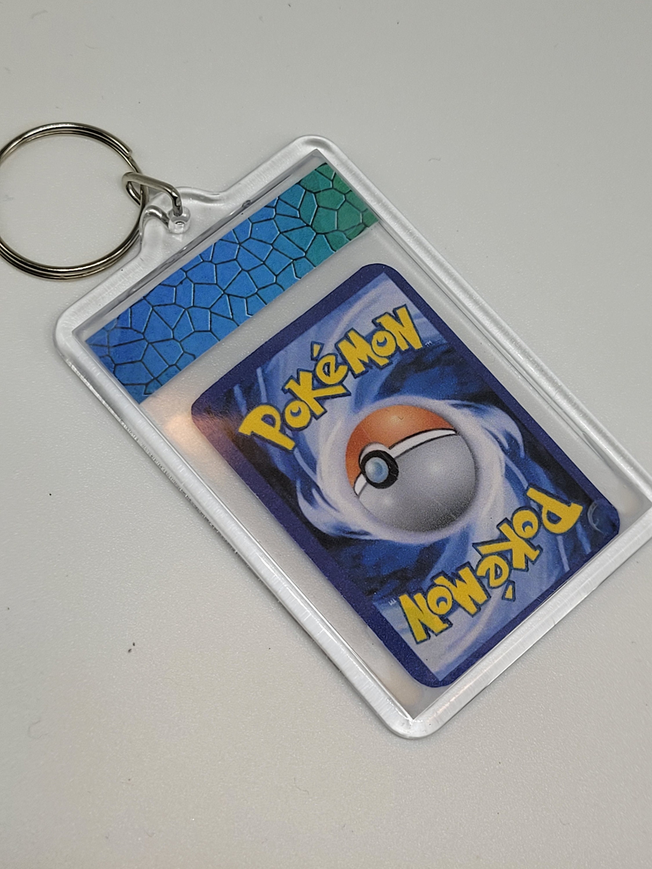 Rainbow Pikachu Keychain Mini Slab Graded Pokemon Card - Etsy