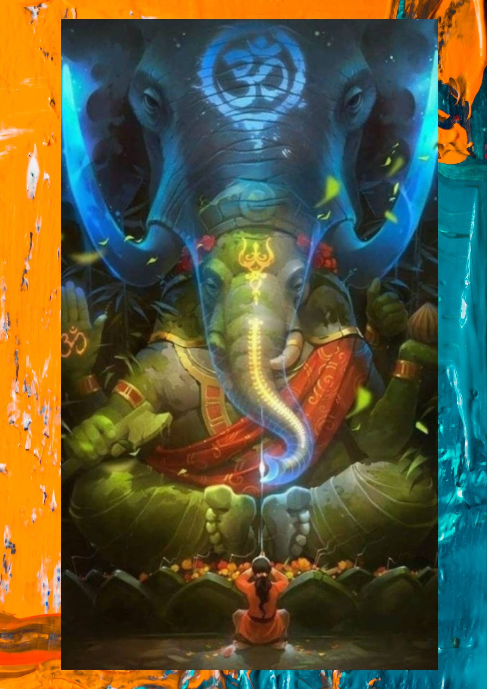 Ganesha Digital Printable Art - Etsy