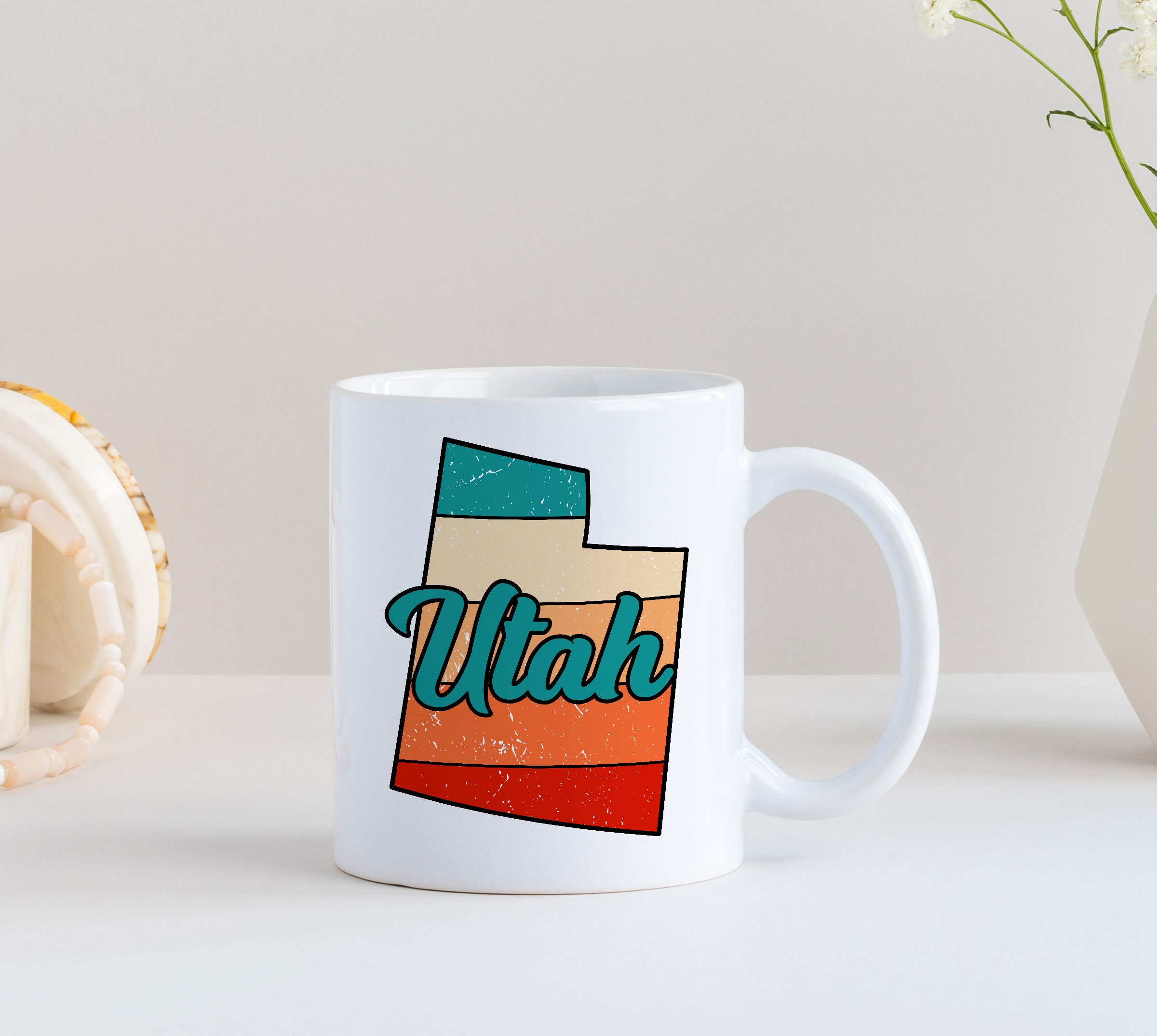 Utah SVG Utah PNG Gift Utah Print PNG Retro Utah Map Utah - Etsy