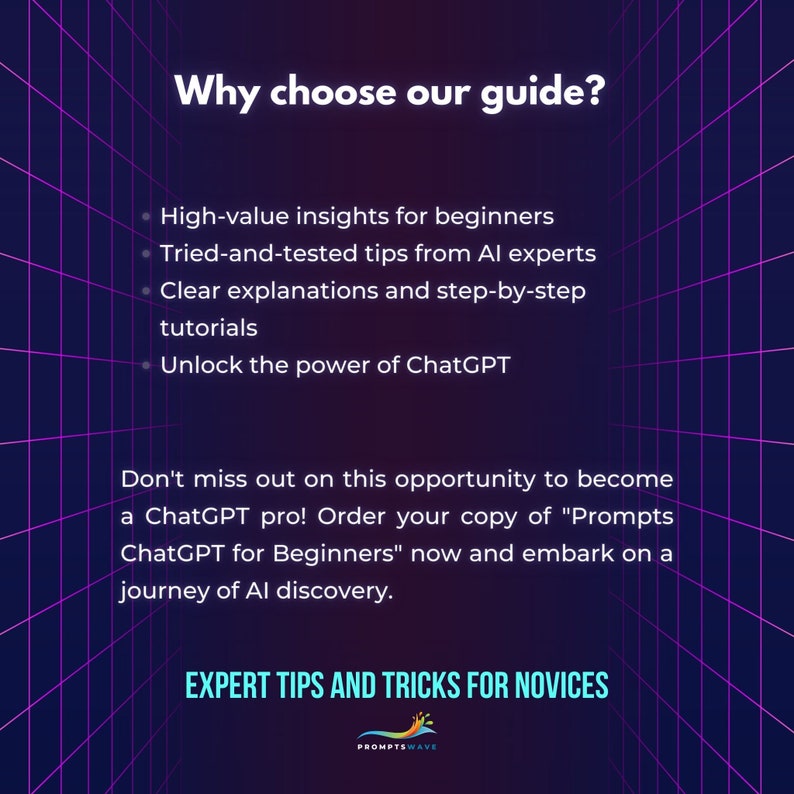 Chatgpt Prompts Guide for Beginners – Expert Tips (digital Download) - Etsy