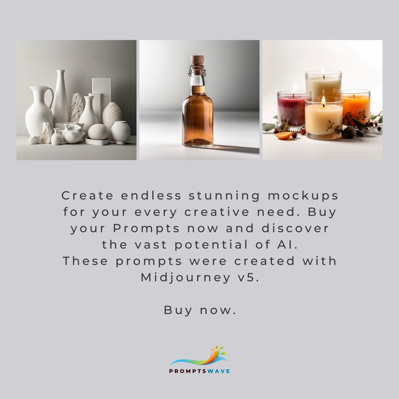 Midjourney Mockup Prompts for Etsy Instant Download for Stunning ...