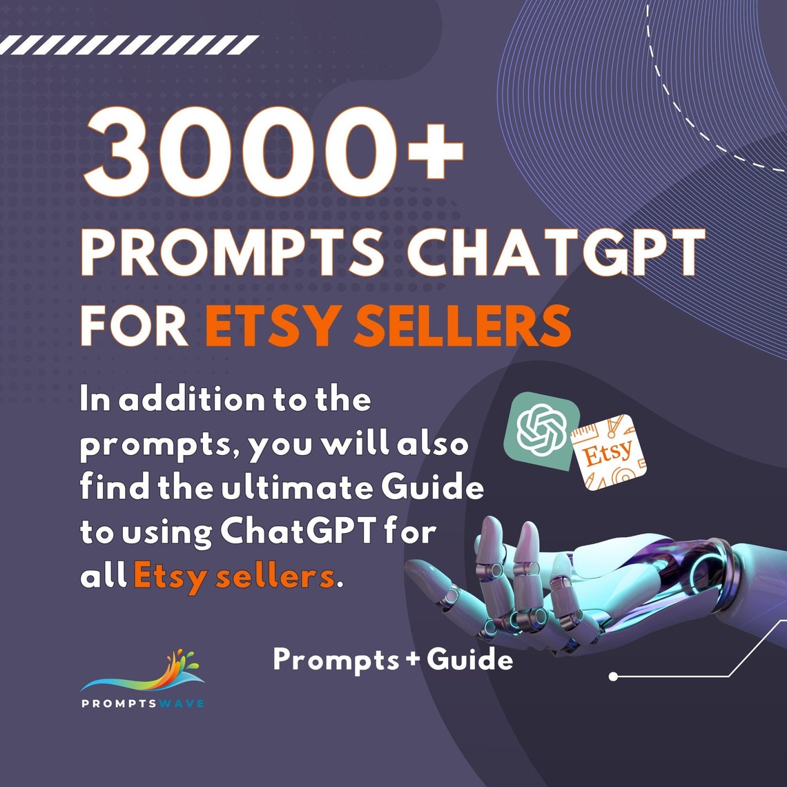 3000 Chatgpt Prompts for Etsy Sellers – Instant Download for Creative ...