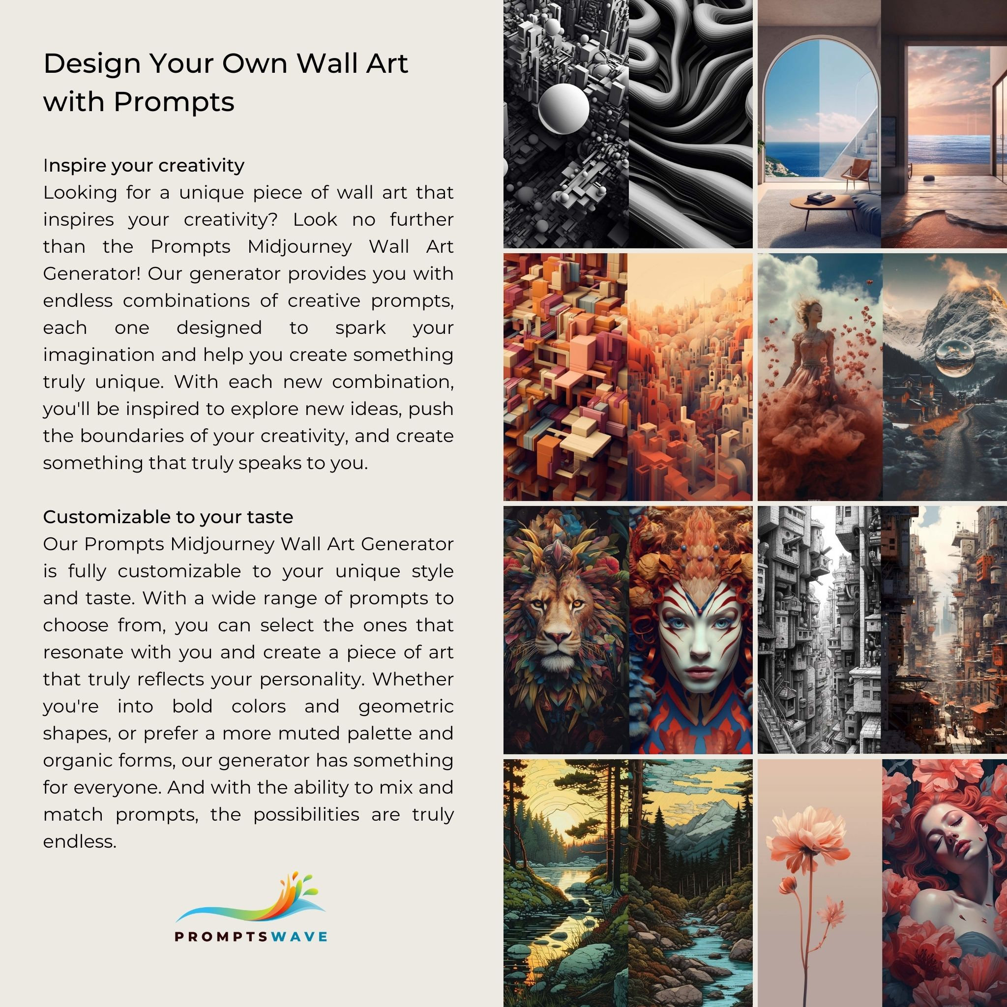Midjourney Prompts AI Generator Art Instant Download – Creative Ai ...