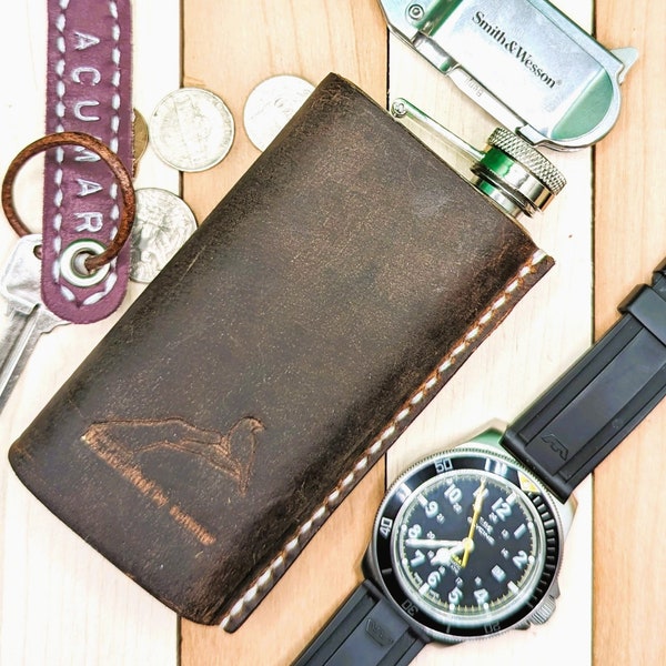Leather Hip Flask - Etsy