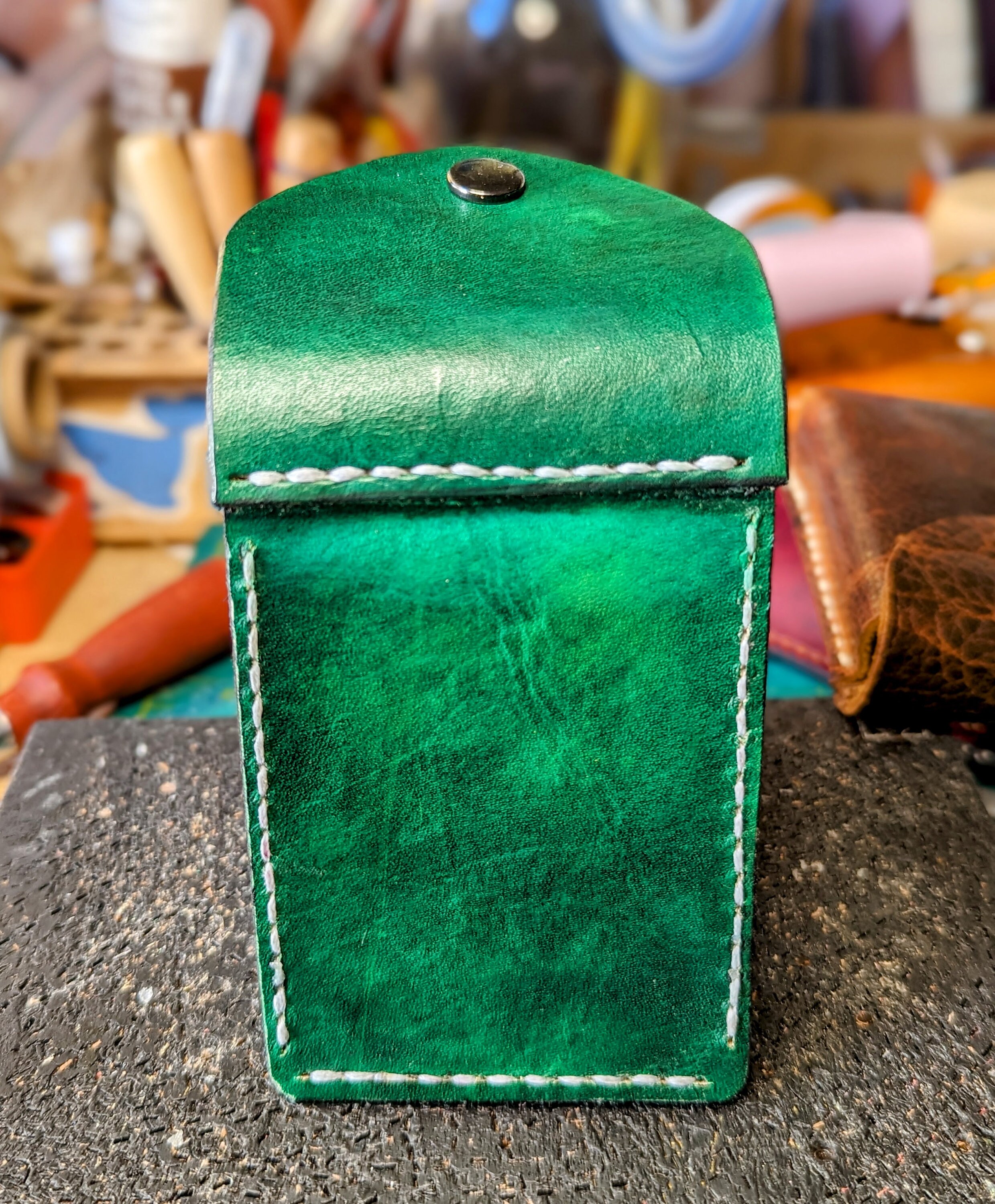 Handmade Leather Playing Cards Case 100% Genuine Leather - Etsy