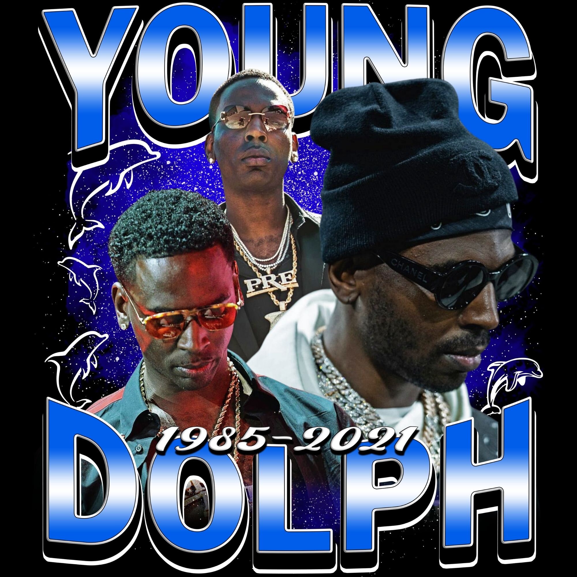 YOUNG DOLPH T Shirt Design. PNG Digital 4500x5100 Px. Hiphop, Rapper ...