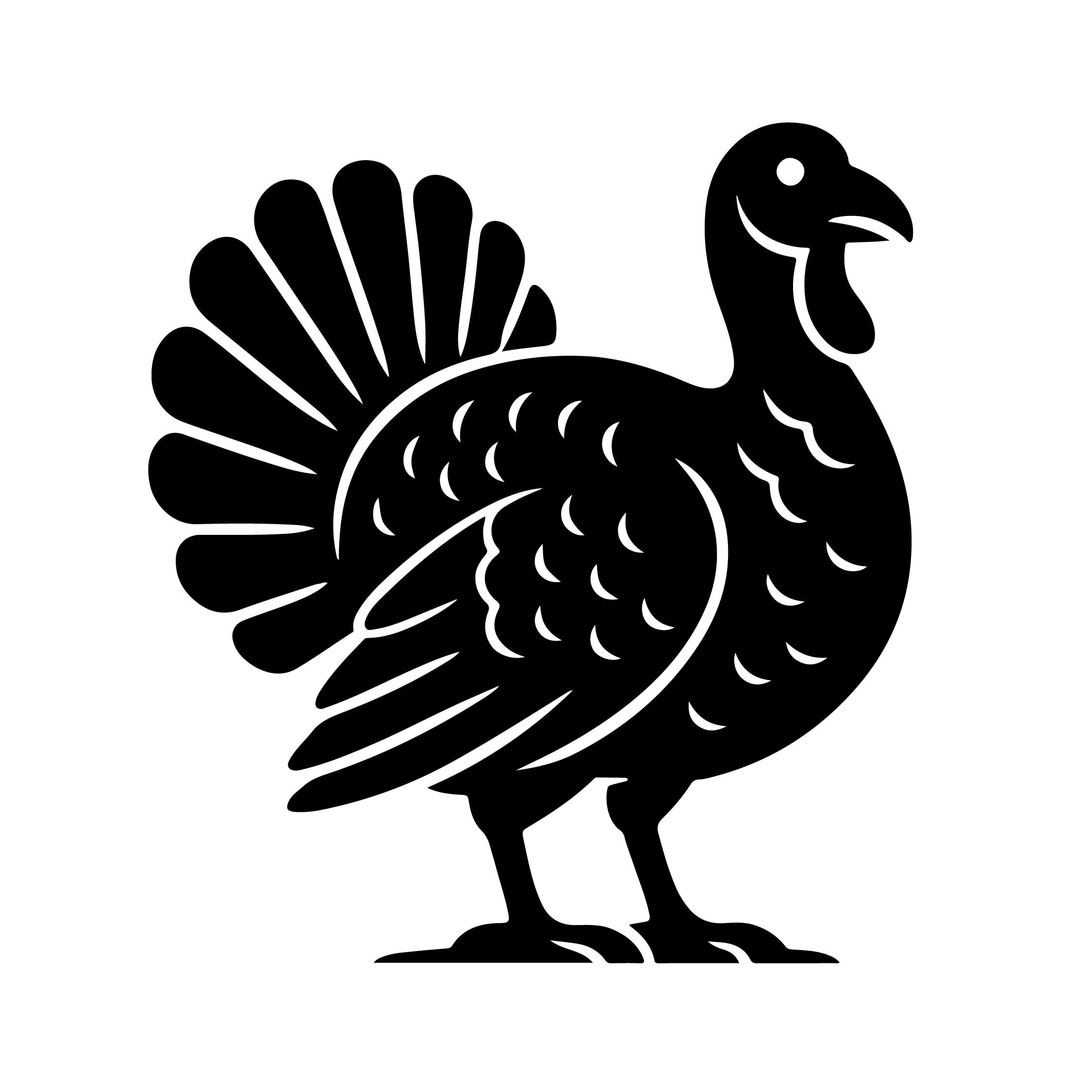 Turkey SVG – Thanksgiving Fall Harvest Cut File (commercial Use) - Etsy