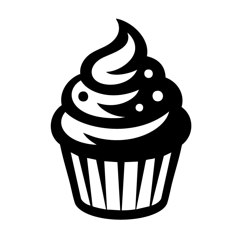 Cupcake SVG – Printable Bakery Dessert Cut File (commercial Use) - Etsy