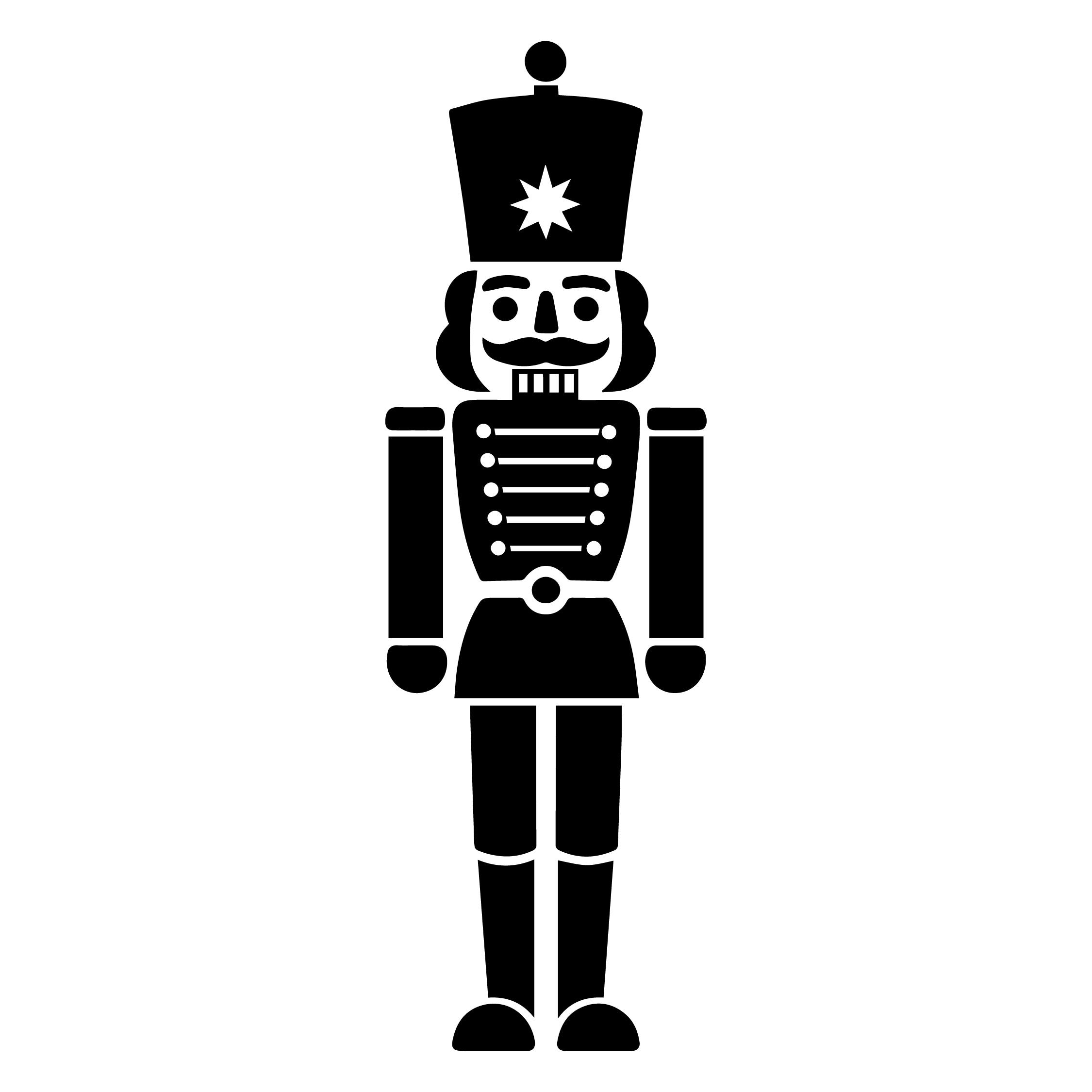 Nutcracker Soldier SVG - Christmas Nut Cracker Man Printable Clip Art ...
