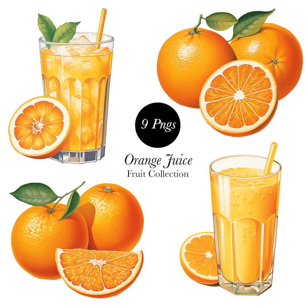 Orange Juice Clipart Collection,orange Juice Illustration,orange ...