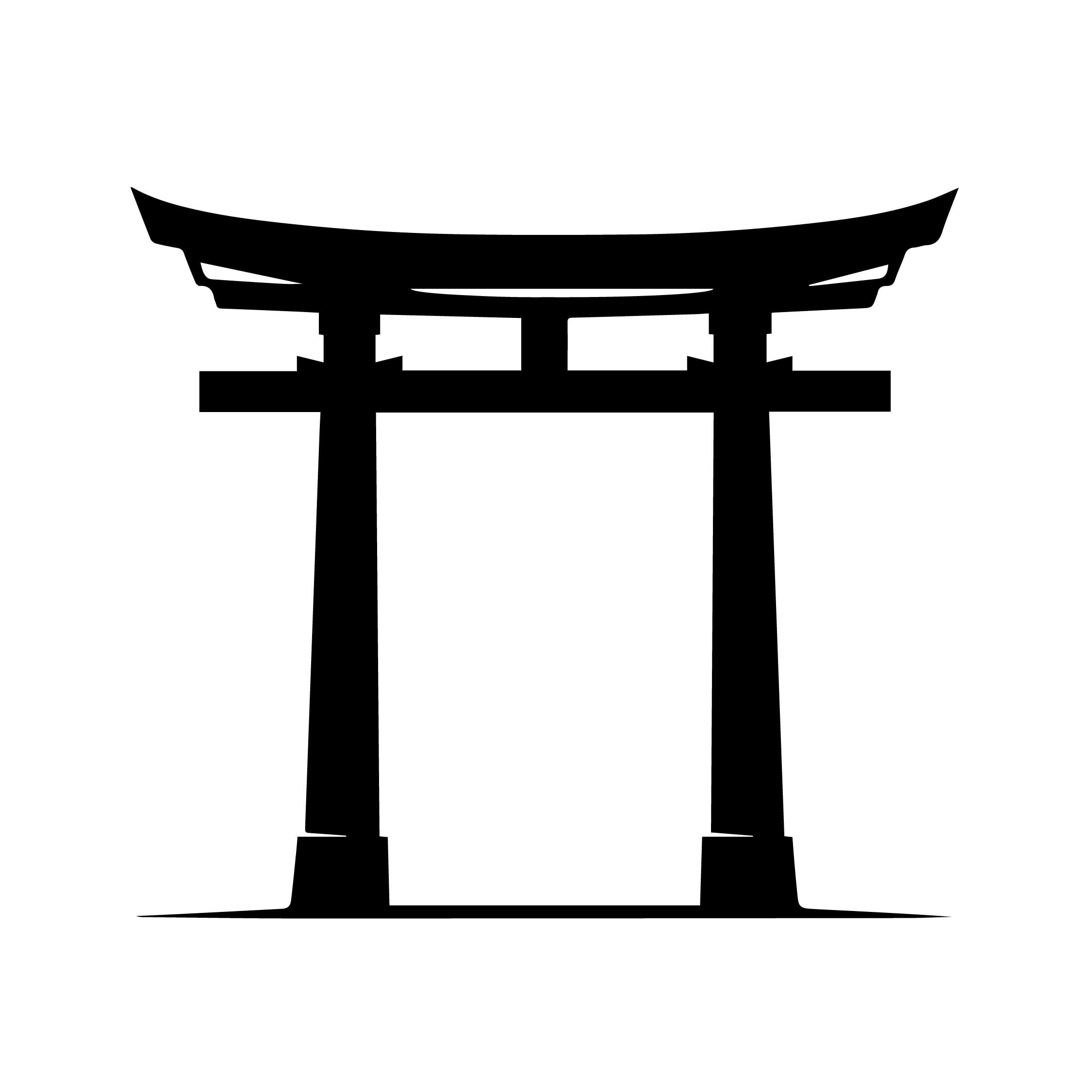 Torii Gate SVG - Japanese Shinto Shrine Clip Art (commercial Use) - Etsy