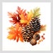 Pine Cone Autumn Clipart Collection, Pine Cones Illustration, Pine ...