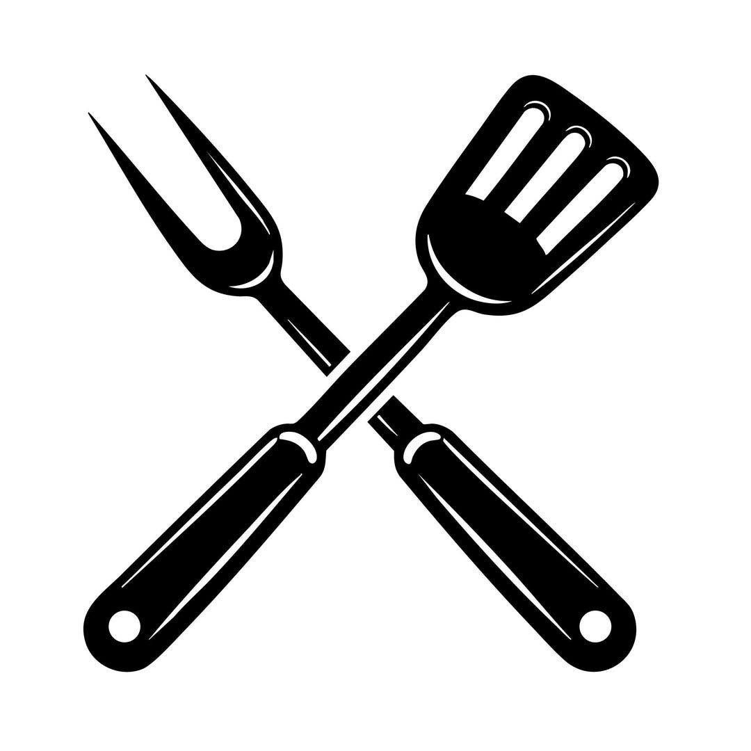 Crossed BBQ Utensils SVG Grill Spatula Fork Cooking Barbecue Cricut ...