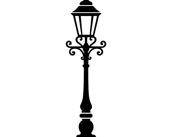 Lamp Post. Svg Png Eps Dxf Cut Files. - Etsy Canada