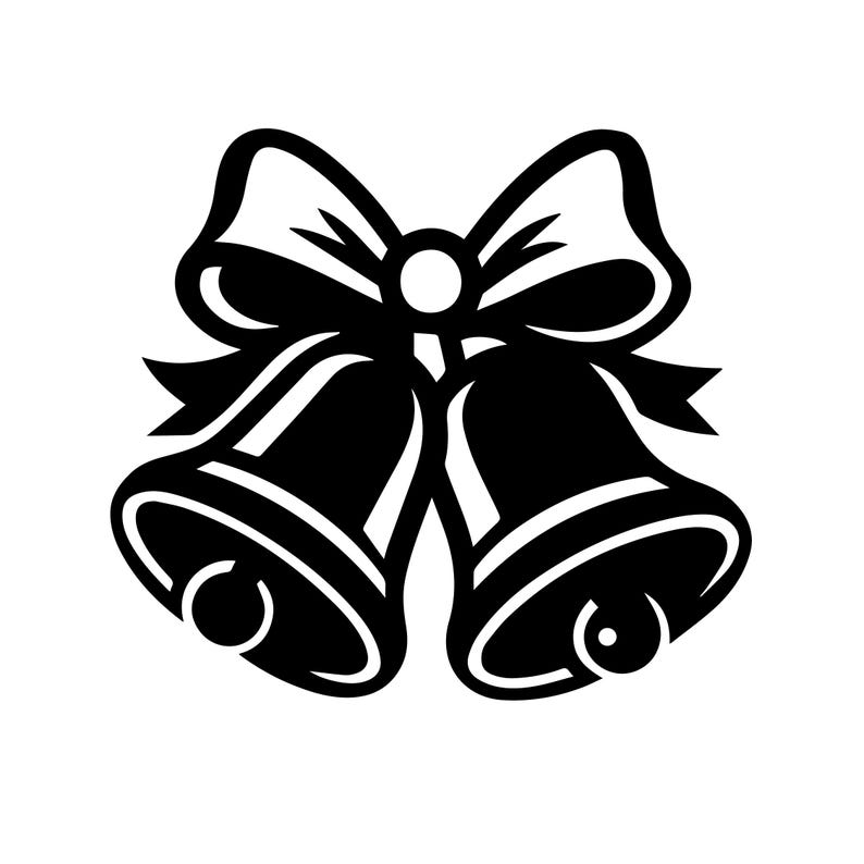 Christmas Bells SVG – Holiday Jingle Bells Cut File (commercial Use) - Etsy