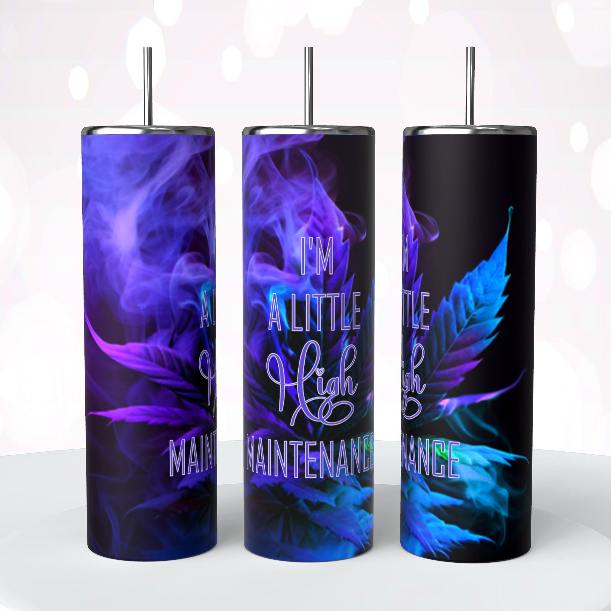 I'm a Little High Maintenance Tumbler Wrap/ PNG/ Digital Design - Etsy