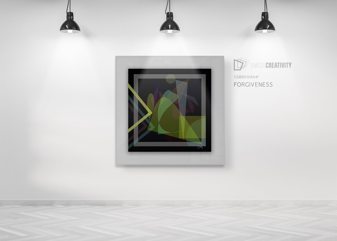 Colorful Printable Abstract Wall Art "forgiveness" - Digital High ...