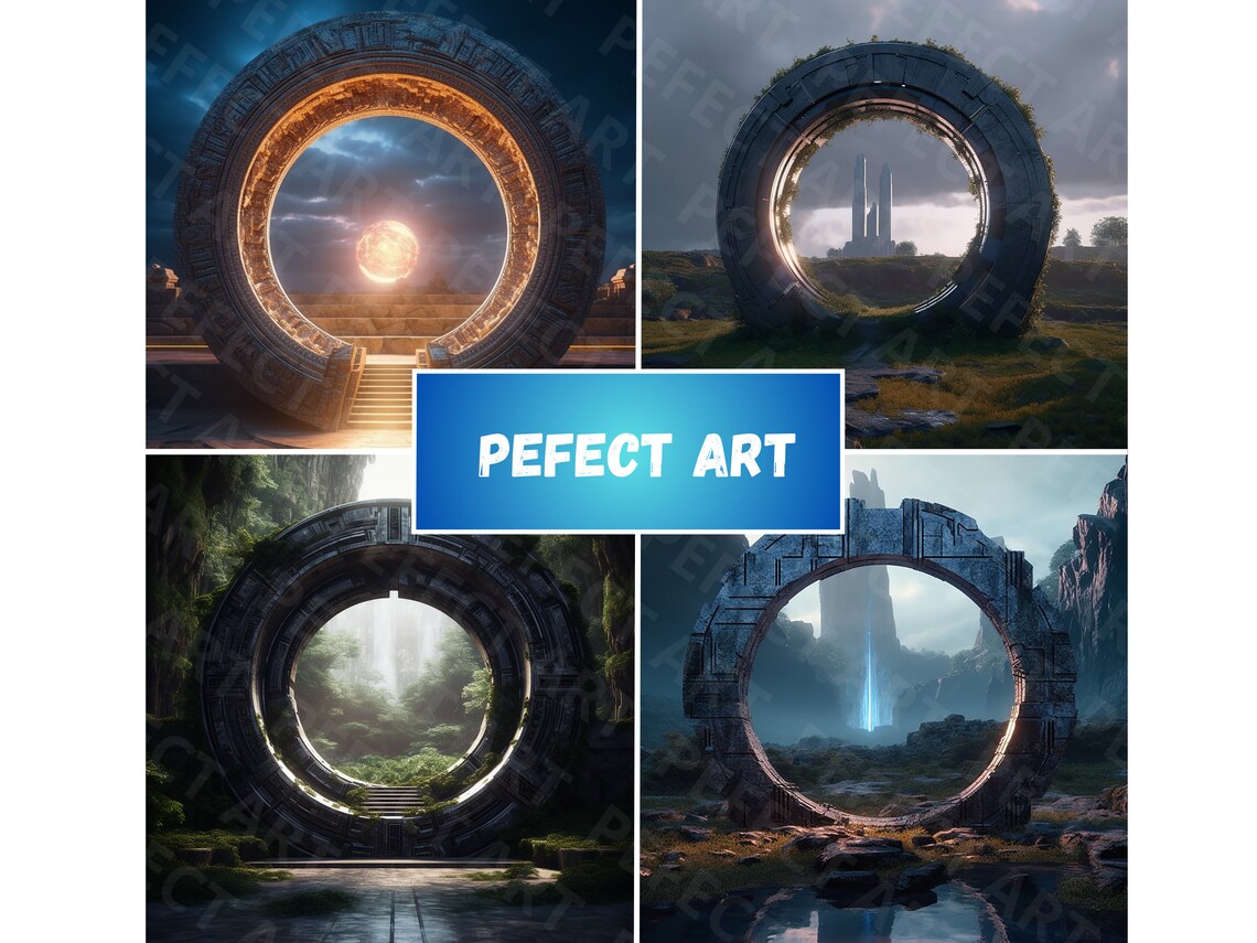 Stargate Images Pack, Printable PNG Graphics, Full Commercial Use ...