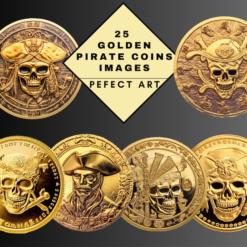 Pirate Coin - Etsy