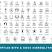 Astrological Zodiac Symbols Swg Signs Eps Bundle 57 Drawings in 3 ...