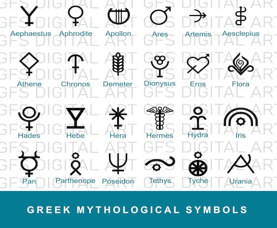 Greek Gods And Their Symbols Symbols For Tattoos Cool Symbols