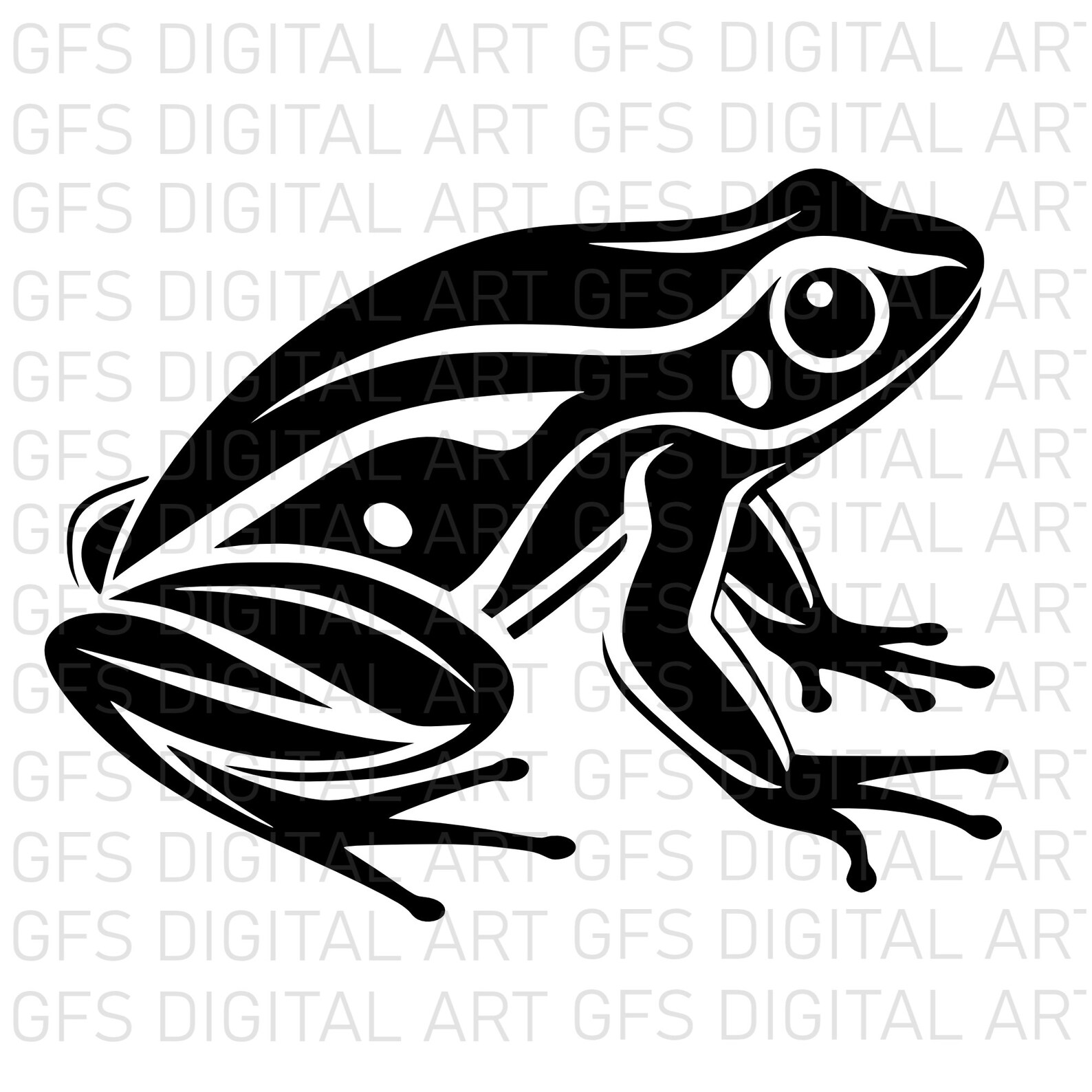 Frog Vector Collection SVG Tattoo Mystical Frog Svg Dragon Silhouette ...