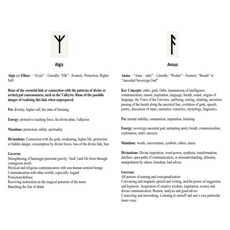 Norse Runes Symbols Swg Gods Elder Futhark Runes Eps Bundle 25 Drawings ...