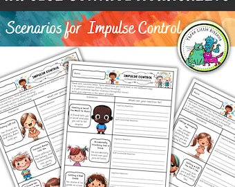 Self Control Activities for Kids, Worksheets for Self Control and ...