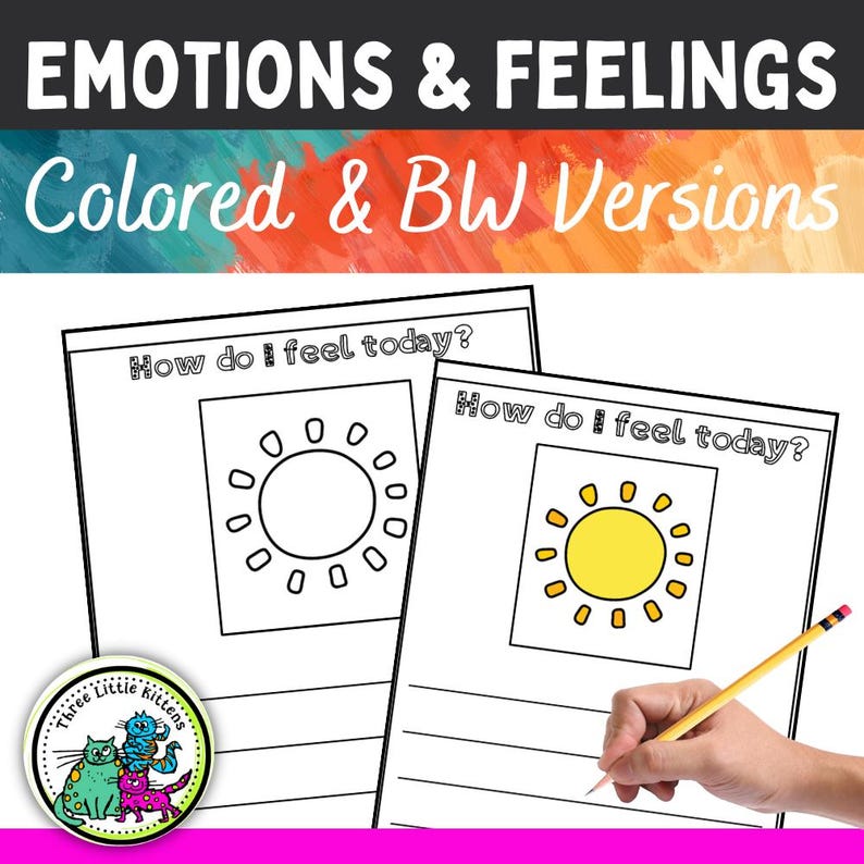 Social Emotional Learning Activity for First Grade, Identifying ...
