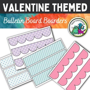 Valentine Bulletin Board Boarder, Printable Bulletin Board Boarder ...